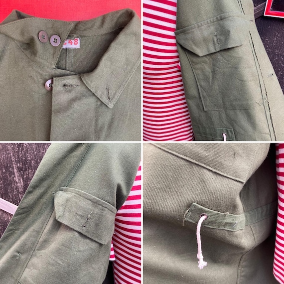 Vintage Army Field Jacket, Swedish Un-worn military c… - Gem