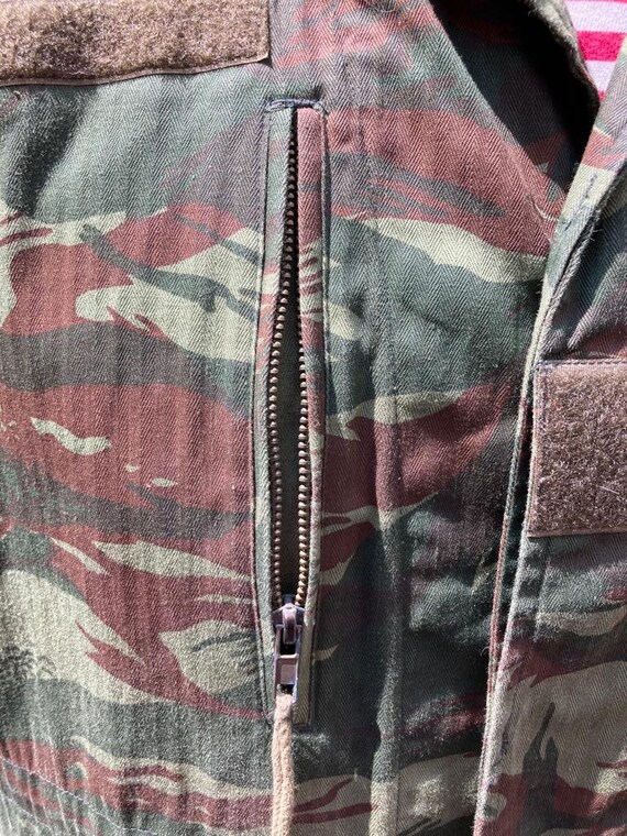 Vintage French Army Field Coat, Lizard Camouflage Pat… - Gem