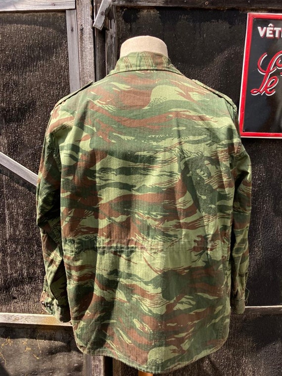 Vintage French Army Field Coat, Lizard Camouflage Pat… - Gem