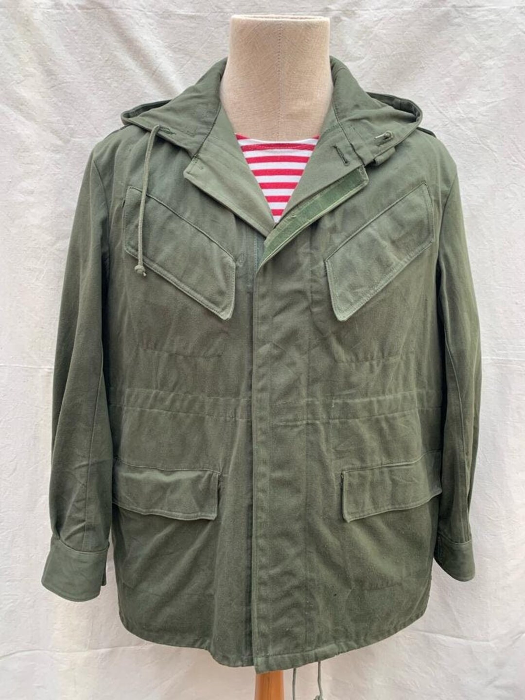Belgium Army Parka, Size M/L, Vintage 1977 Field Coat, Un-worn, Mint ...