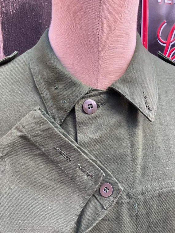 Vintage Army Field Jacket, Swedish Un-worn military c… - Gem