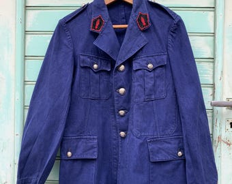 Vintage French Fire Brigade Uniform Jacket Sapeur Pompier Vintage French Fire Brigade Uniform Jacket Sapeur Pompier