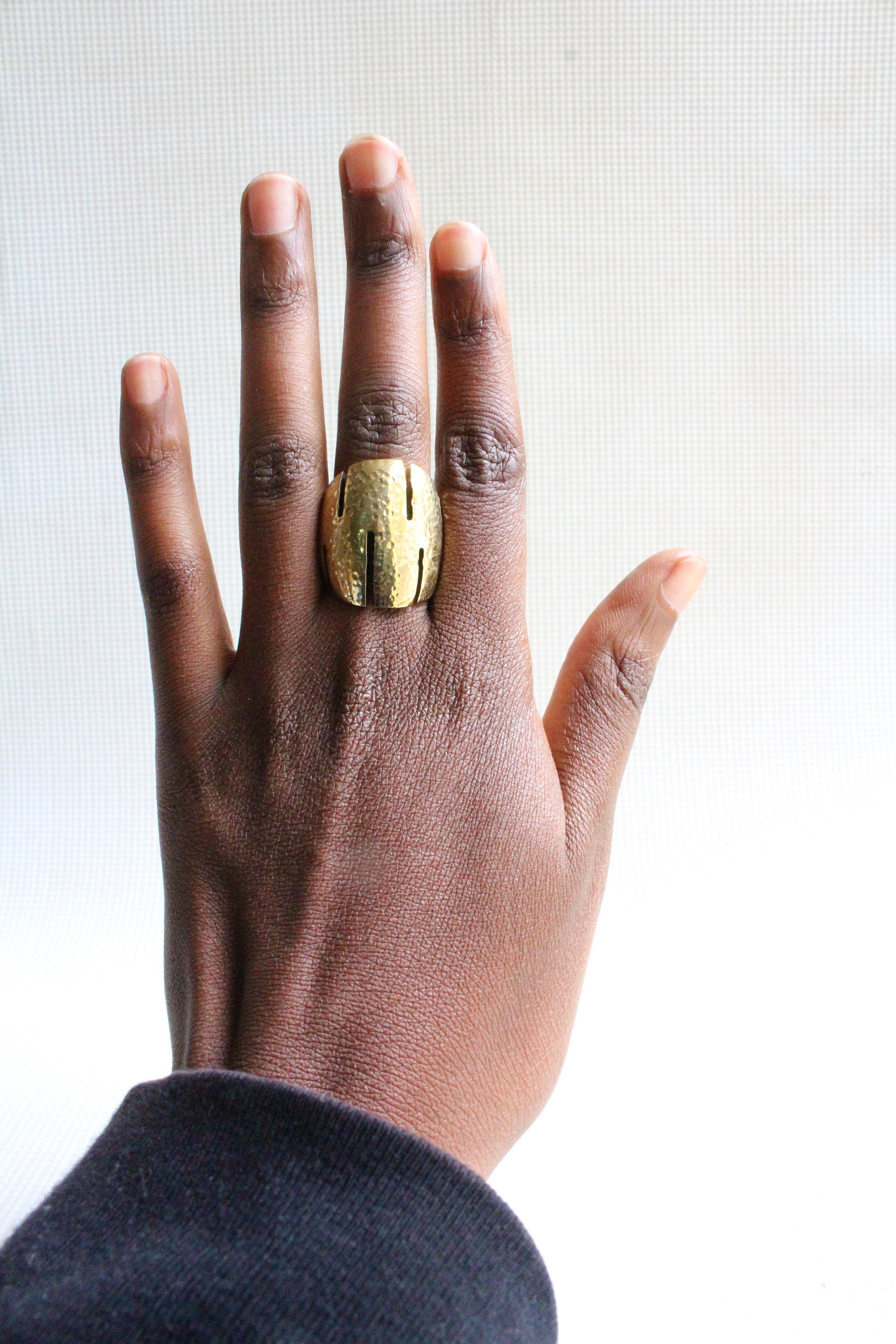 Brass Ring-african Brass Ring-african Jewelry-statement - Etsy UK
