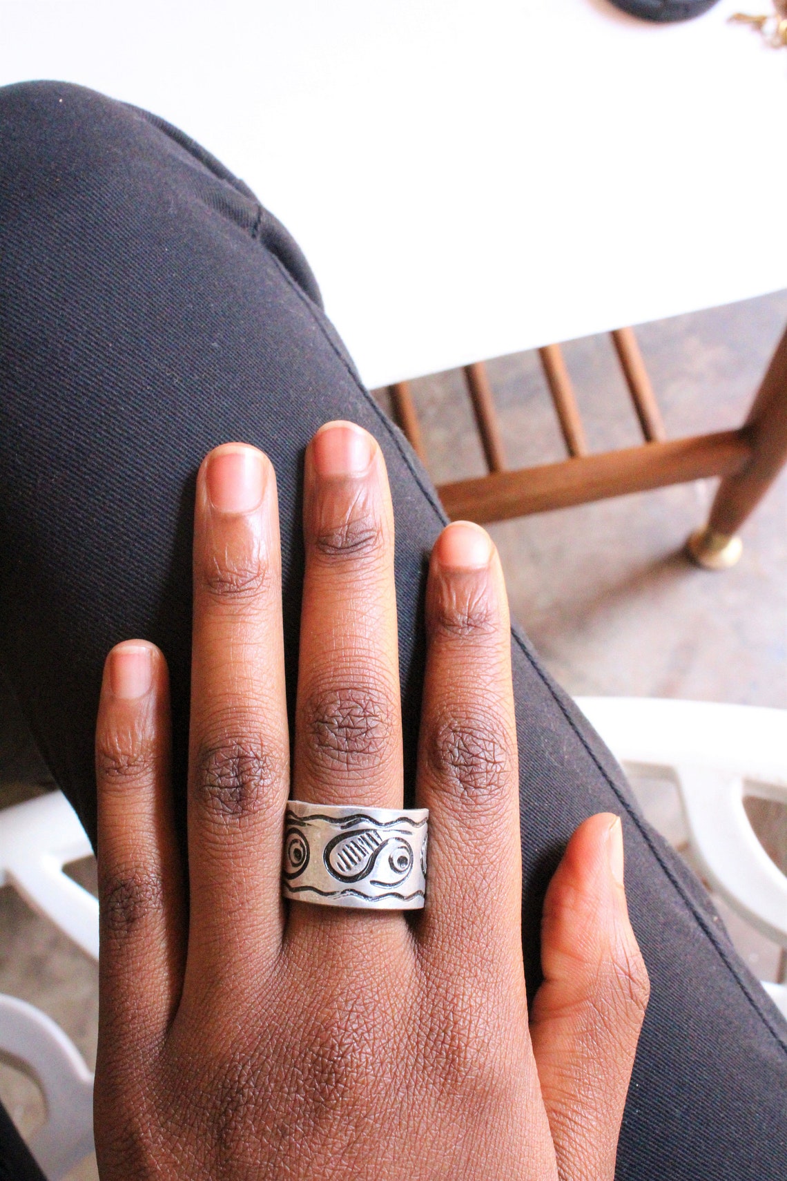 Silver Ring-african Ring-african Jewelry-statement | Etsy