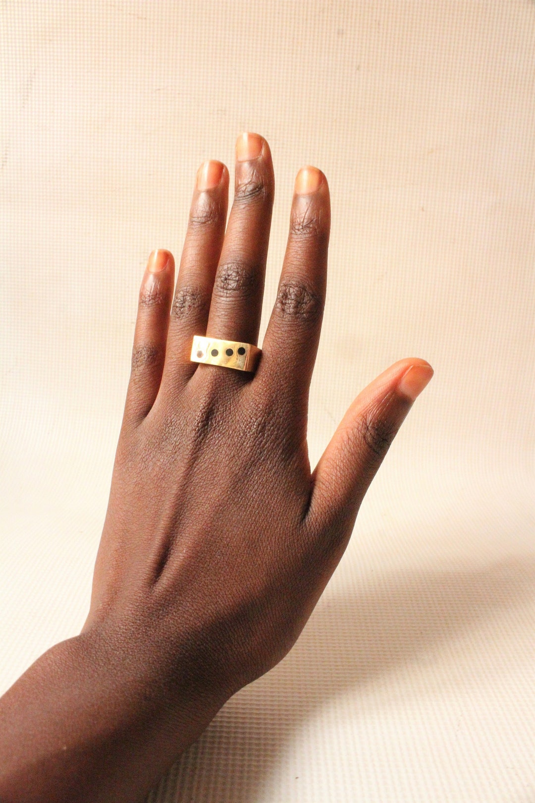 Brass Ring-african Brass Ring-african Jewelry-statement - Etsy