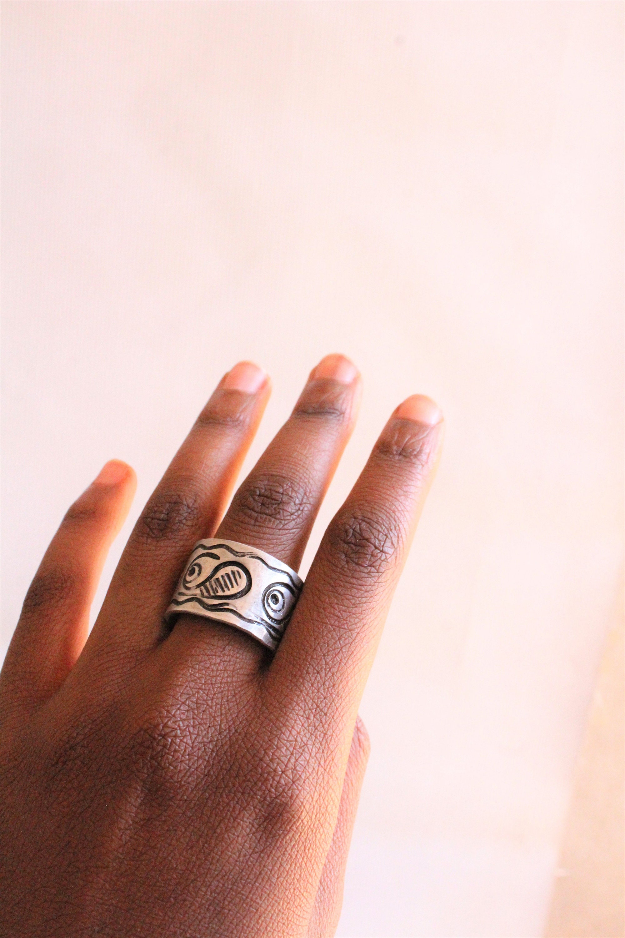 Silver Ring-african Ring-african Jewelry-statement | Etsy