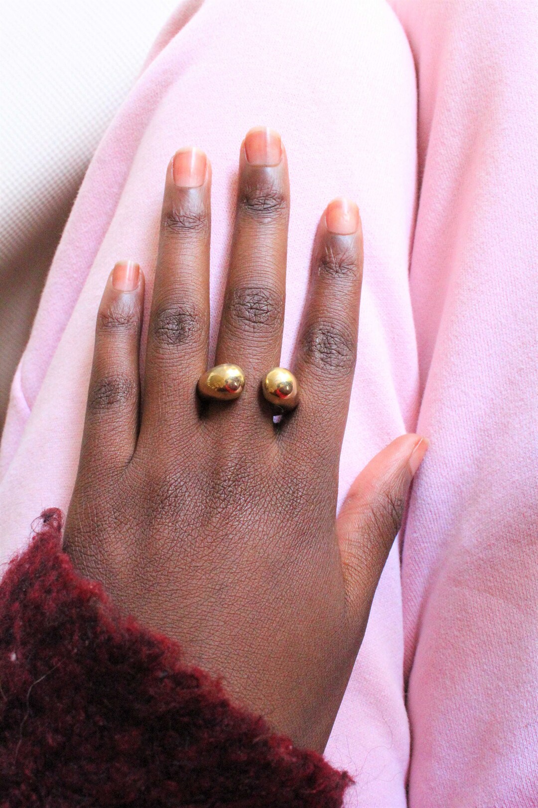 Brass Ring-african Brass Ring-african Jewelry-statement Ring Ring-gold ...