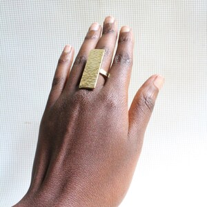 Brass Ring-african Brass Ring-african Jewelry-statement Ring-adjustable ...