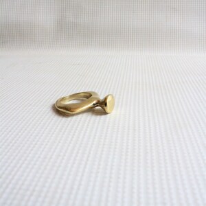 Brass Ring-african Brass Ring-african Jewelry-statement Ring Ring-gold ...