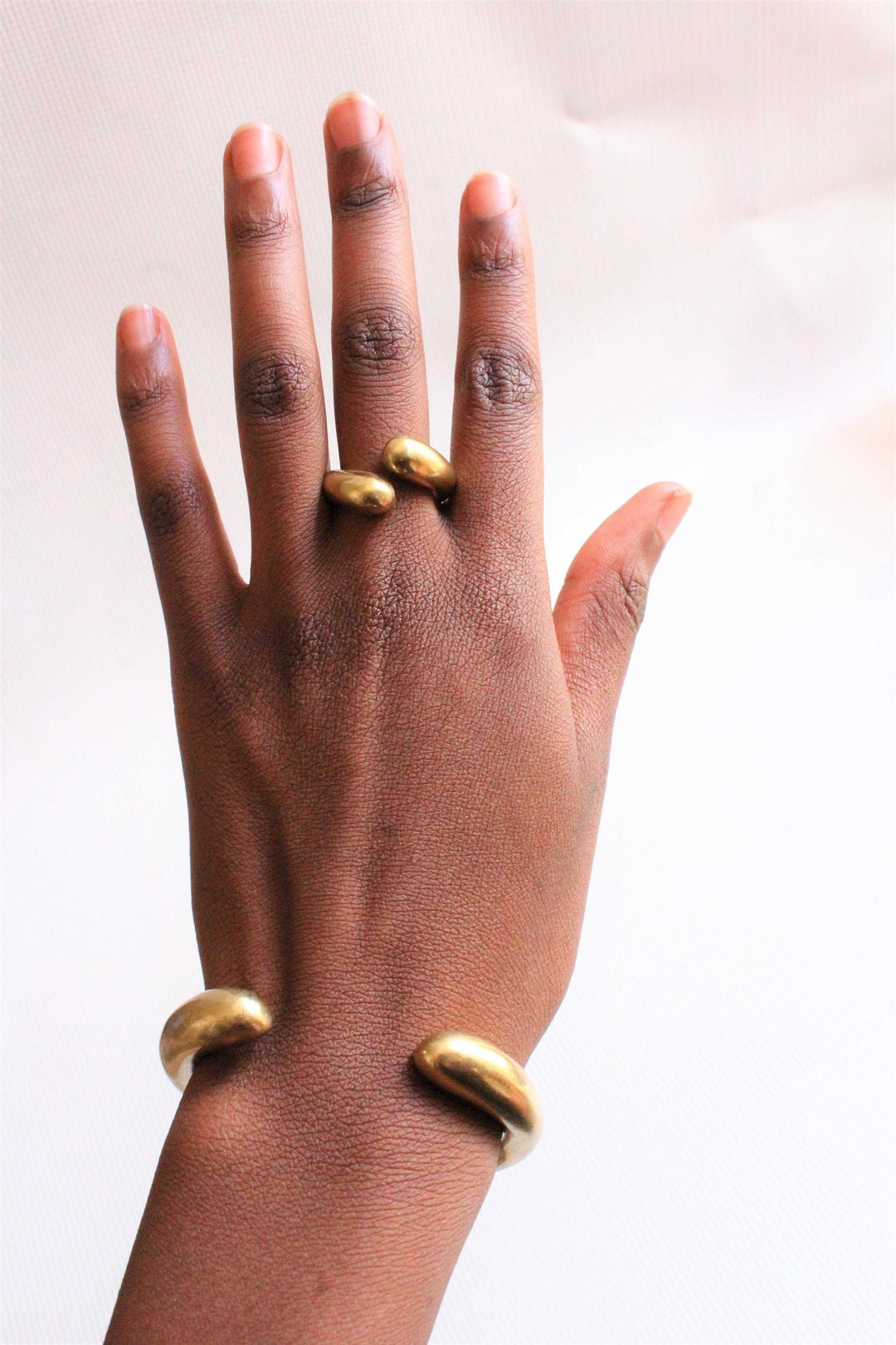 Brass Cuff-stacking Bracelet-cuff Band-brass Bracelet-solid Brass Cuff ...