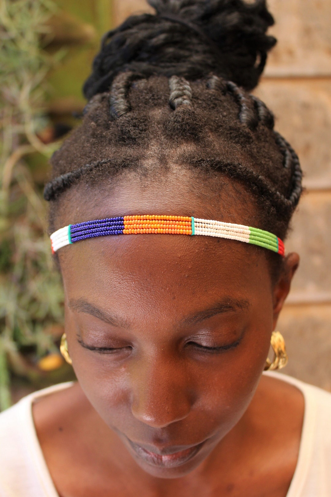 Maasai Headpiece-head Jewelry-maasai Jewelry-headpiece Jewelry-african ...