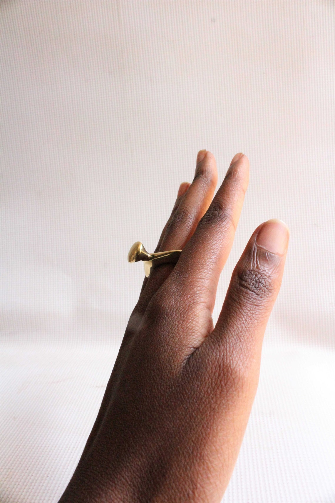 Brass Ring-african Brass Ring-african Jewelry-statement Ring - Etsy