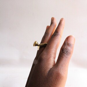 Brass Ring-african Brass Ring-african Jewelry-statement Ring Ring-gold ...