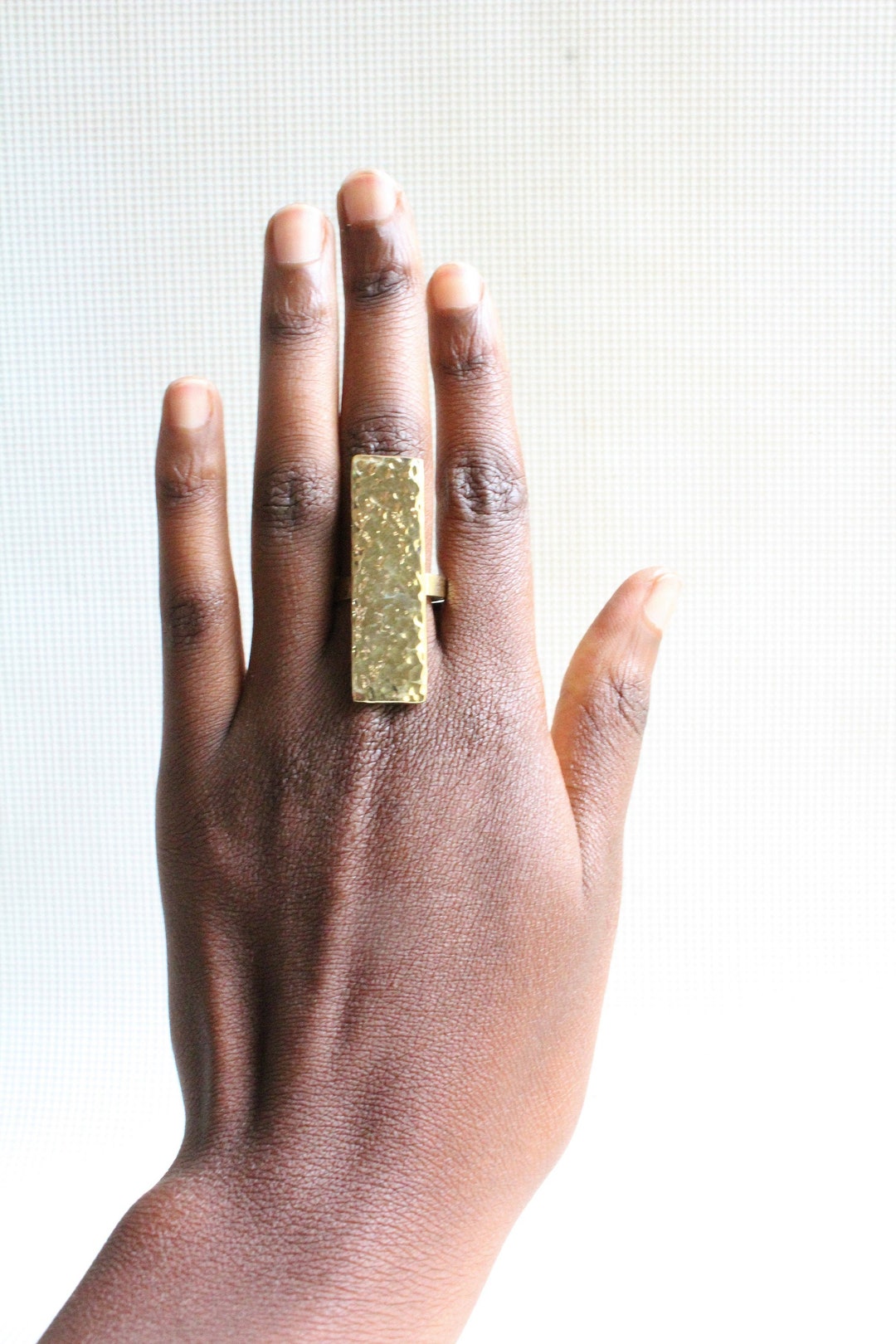 Brass Ring-african Brass Ring-african Jewelry-statement Ring-adjustable ...