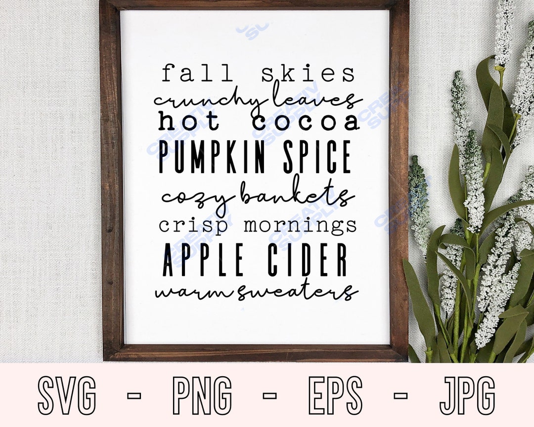 Fall Words PNG Fall Words SVG Fall SVG Fall List Svg Fall Words Fall ...