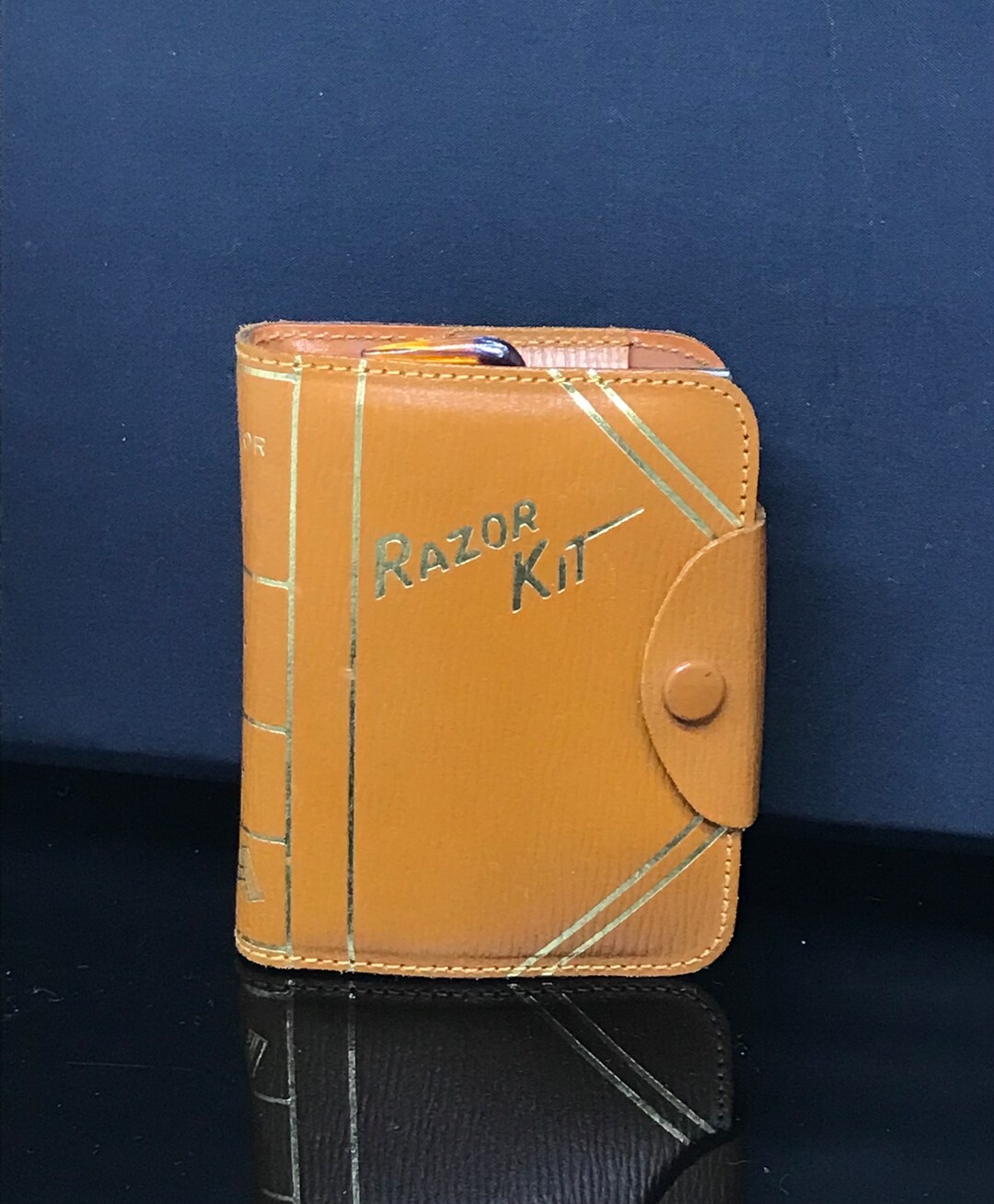 Vintage Mens Razor Set Miniature Travelling - Etsy