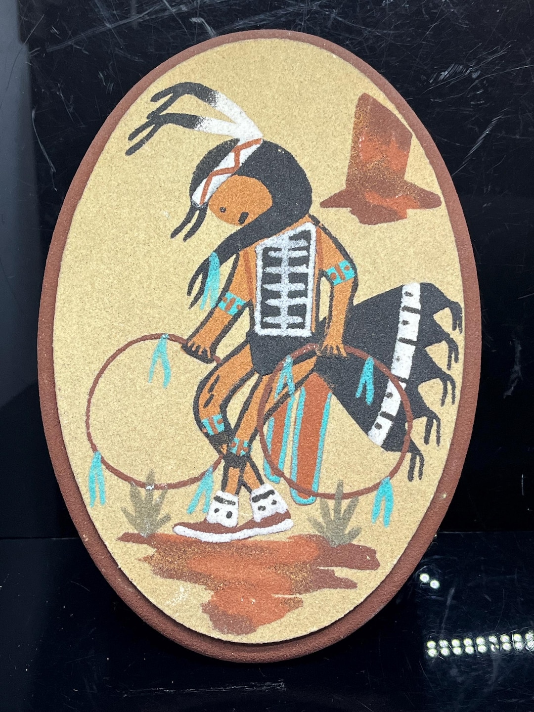 Native American Signed Sand Art - Etsy