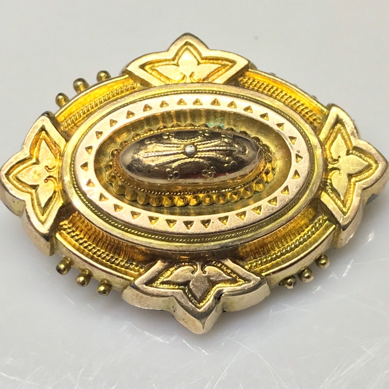 Hair Locket Brooch - Etsy