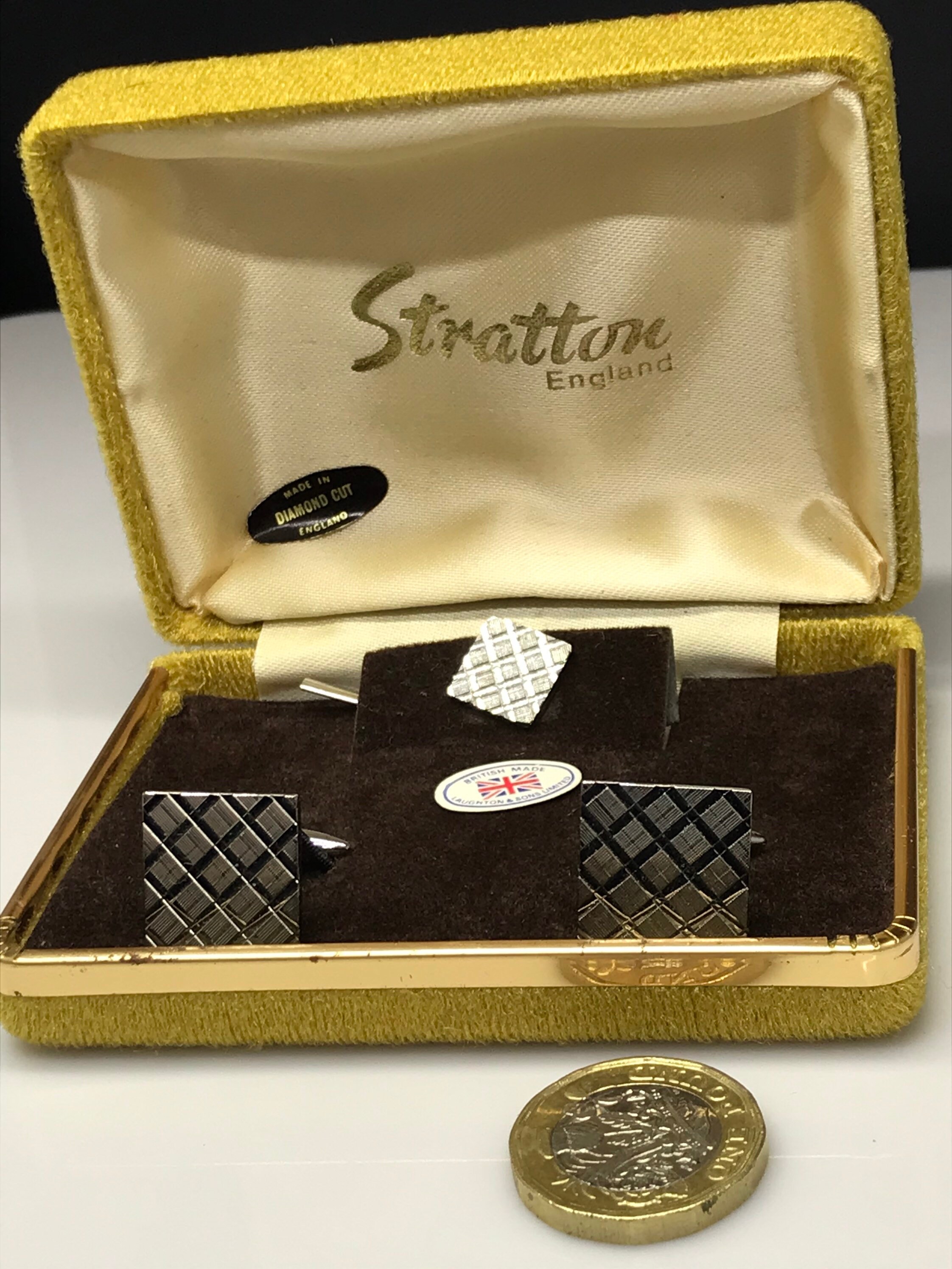 Cuff Links Stratton Bnwb Diamond Cut England Mens - Etsy UK