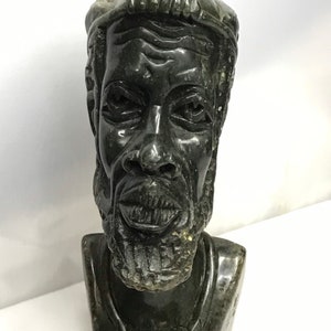 Shona Verdite Head Sculpture African Tribal Art - Etsy