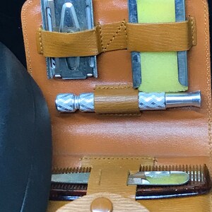 Vintage Mens Razor Set Miniature Travelling - Etsy