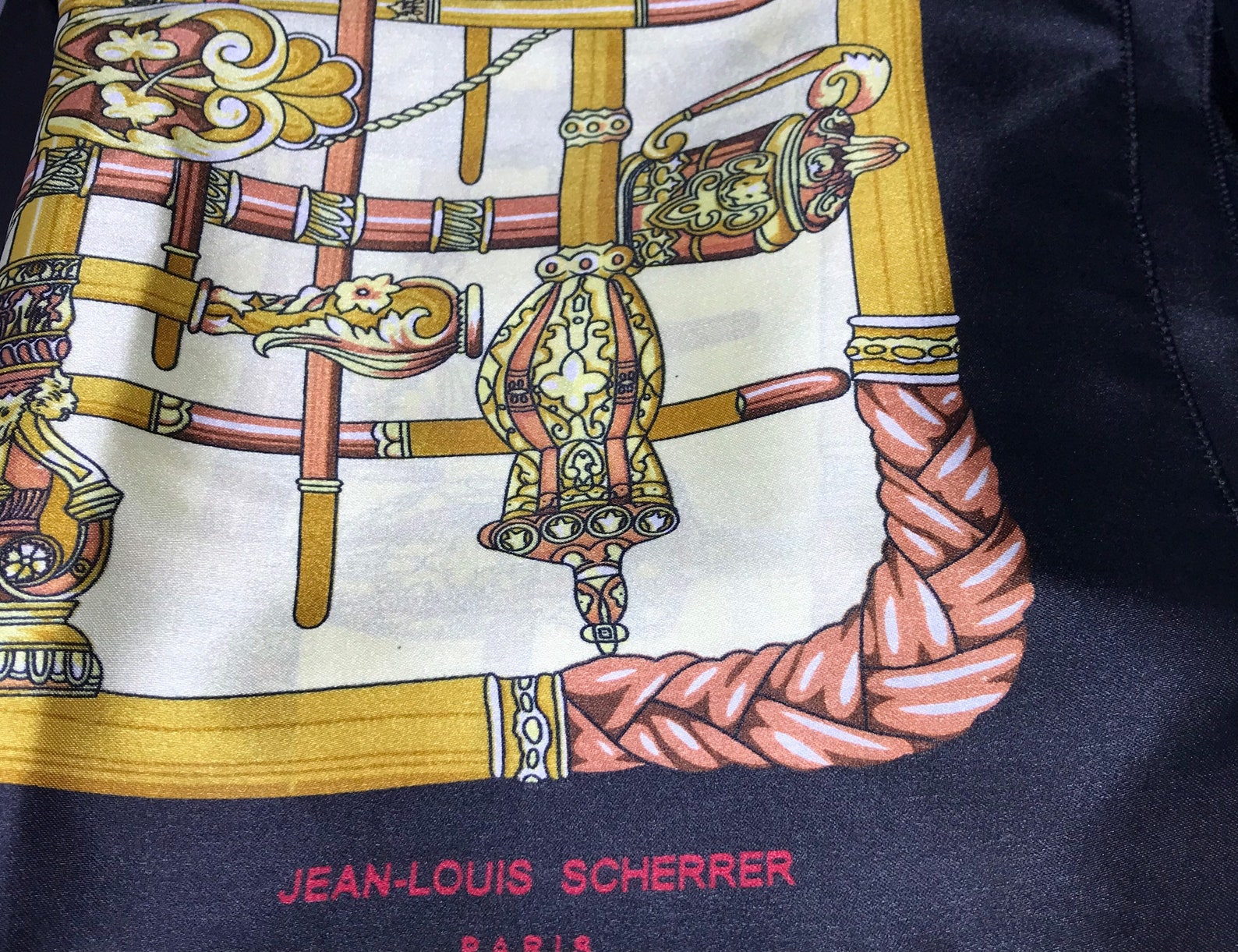 Jean Louis Scherrer Vintage Scarf Paris Movitex - Etsy