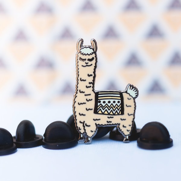 Llama Pin - Etsy