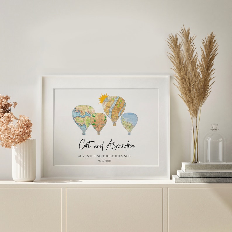Personalized Wedding Gift Personalized Map Art Custom Map | Etsy