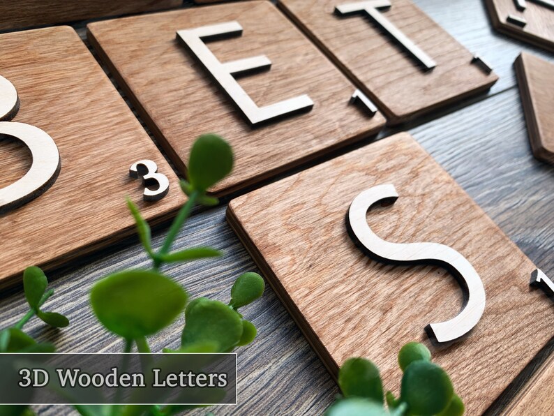 Scrabble Tiles Scrabble Wood Tiles Scrabblewall Art - Etsy