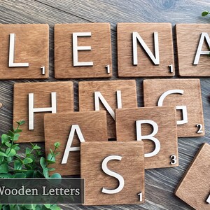 Large Scrabble Tiles | Scrabble Letters | Family Wall Tiles | 3D ...