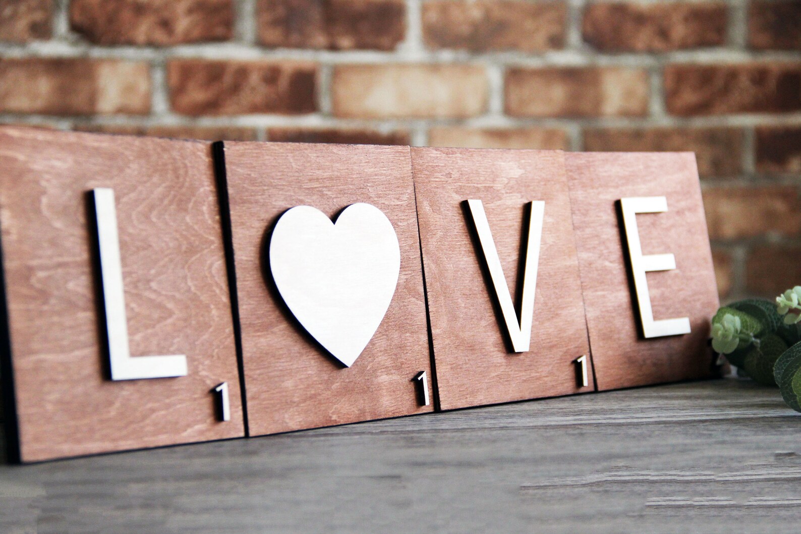 Rustic Home Décor Large Scrabble Tiles 3D Big Scrabble - Etsy