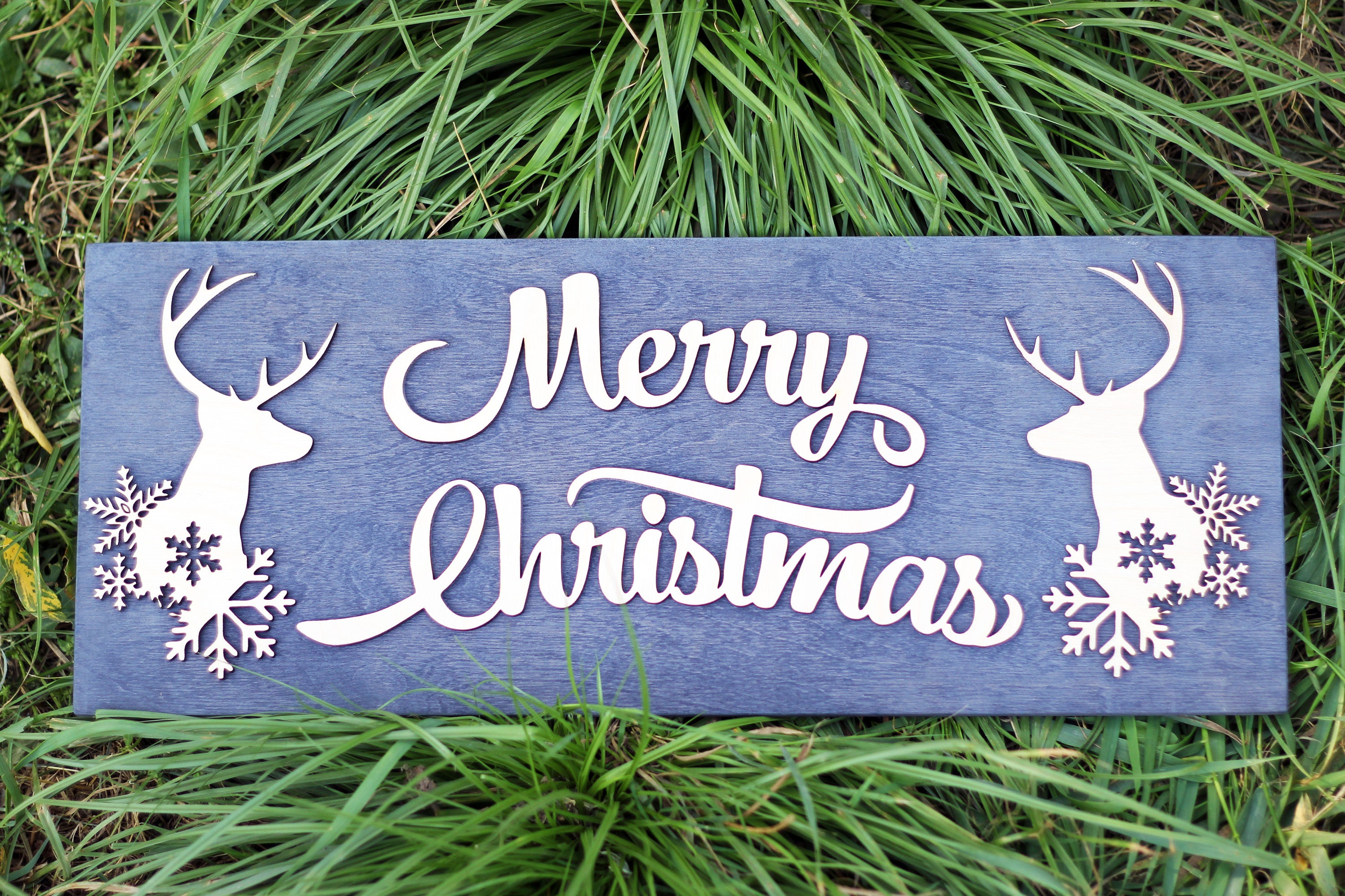 Christmas decorations rustic Merry Christmas sign Home sign | Etsy