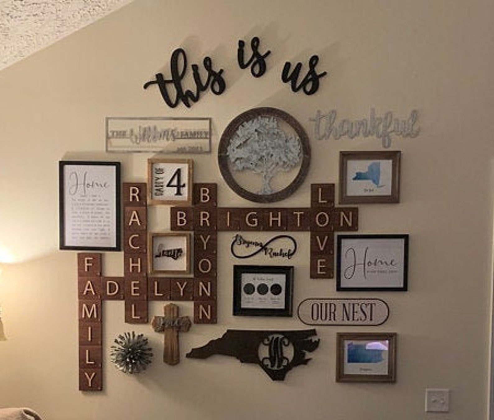 Scrabble Tiles Scrabble Wood Tiles ScrabbleWall Art | Etsy