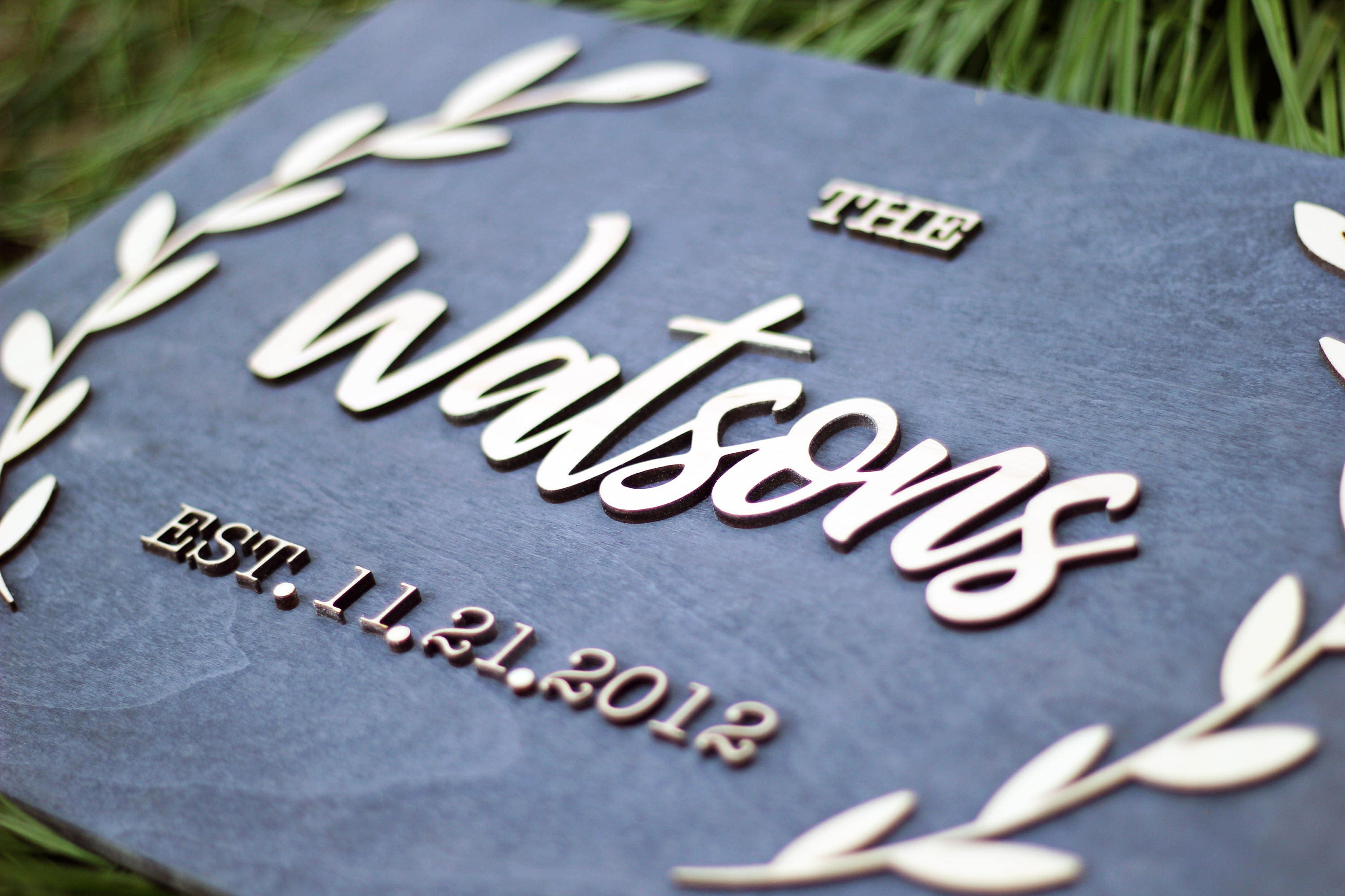 Last name sign Rustic sign Wooden sign Personalized sign | Etsy