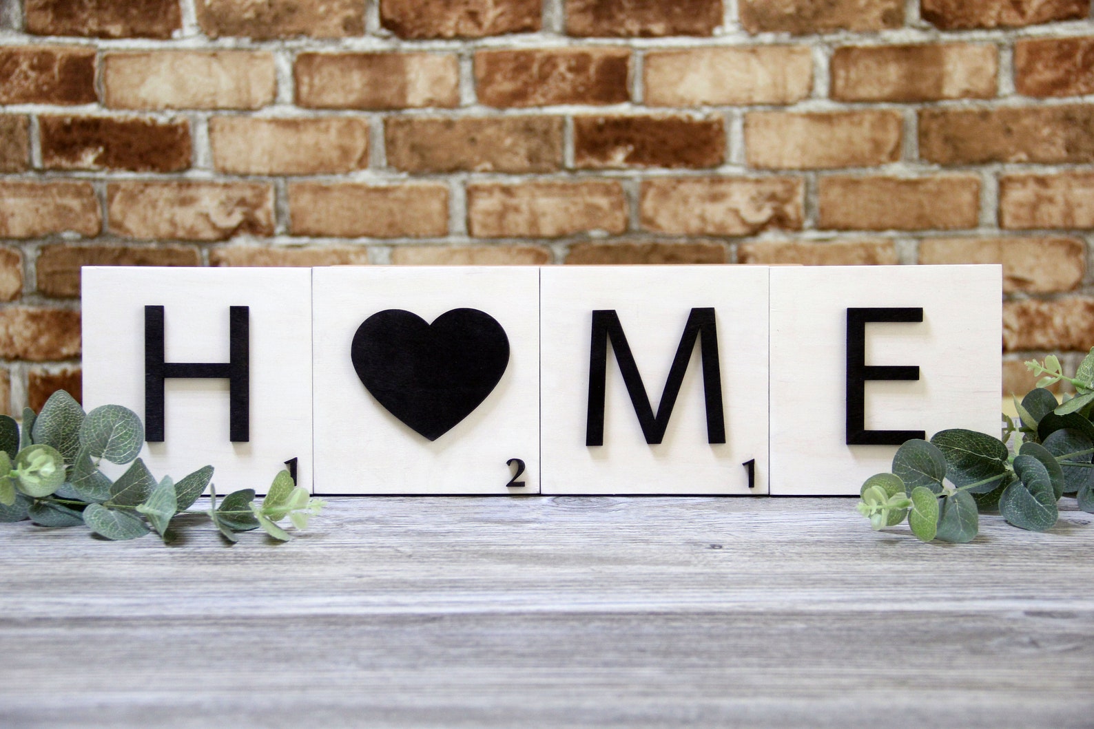 Rustic Home Décor Large Scrabble Tiles 3D Big Scrabble - Etsy