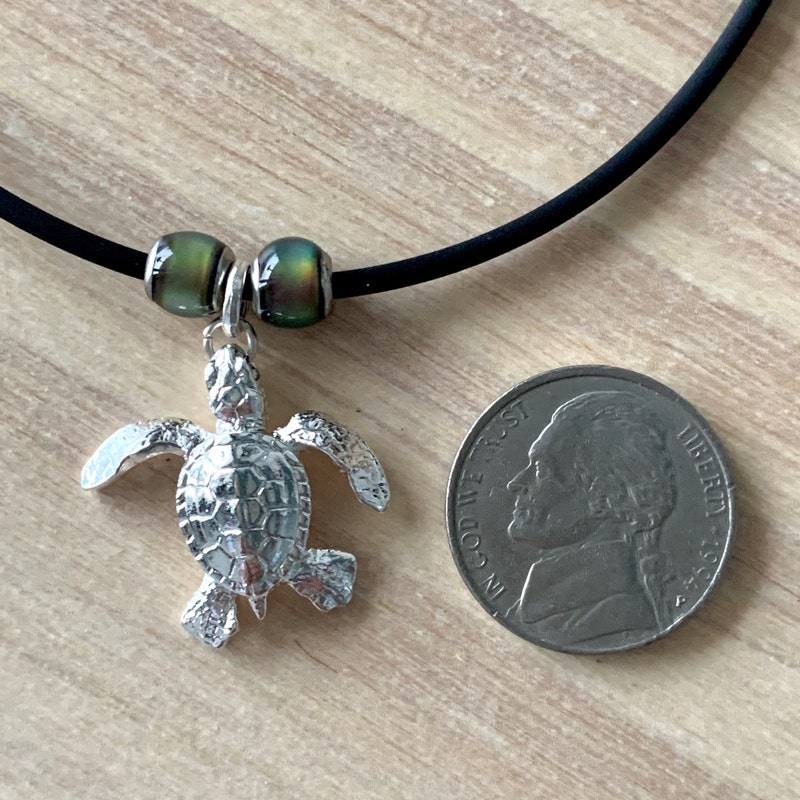 Baby Turtle Necklace - Etsy