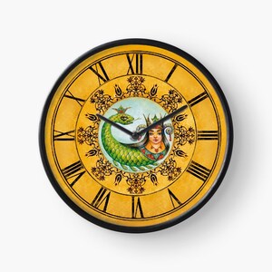 Queen of Snakes. Shahmaran. Clock Design. - Etsy