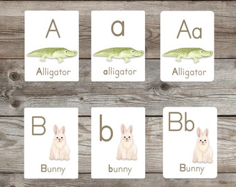 Toys & Games Toys South African Animal Alphabet Flash Cards etna.com.pe