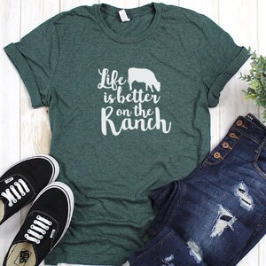 Life is Better on the Ranch© Ranch T Shirt Western Womens T Shirt ...