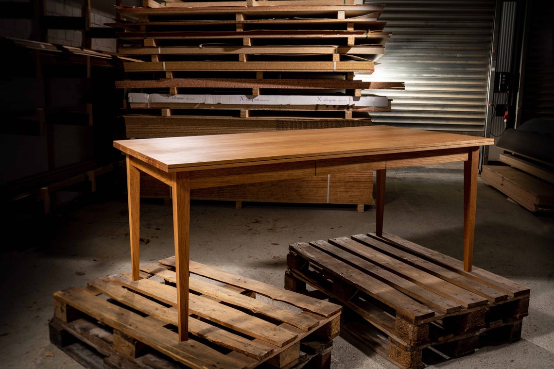 Large Dining Table for 12 People Dine Table Oak Wood REKORD Furniture ...