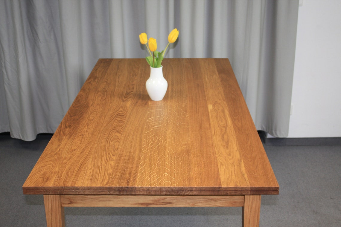 Large Dining Table for 12 People Dine Table Oak Wood REKORD Furniture ...