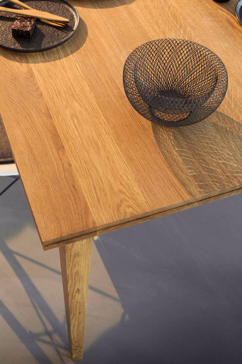 Mesa de comedor hecha de olmo de madera maciza rara vez mesa - Etsy México