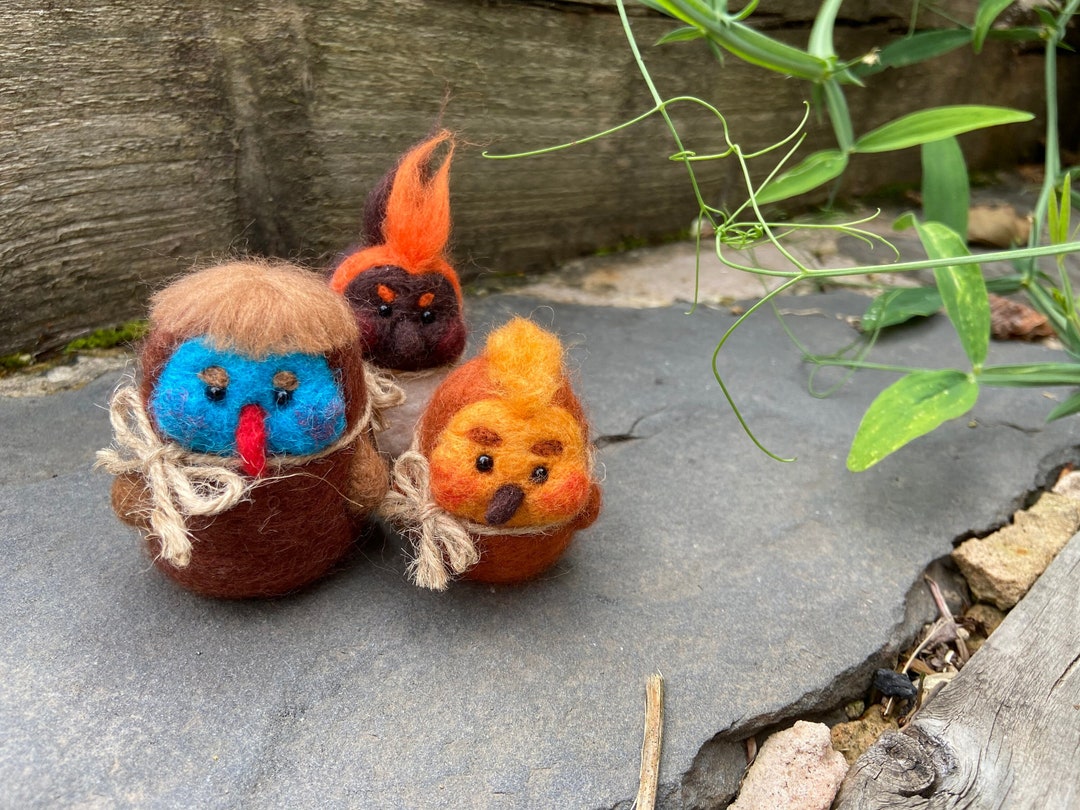 Needle Felted Chicks - Etsy