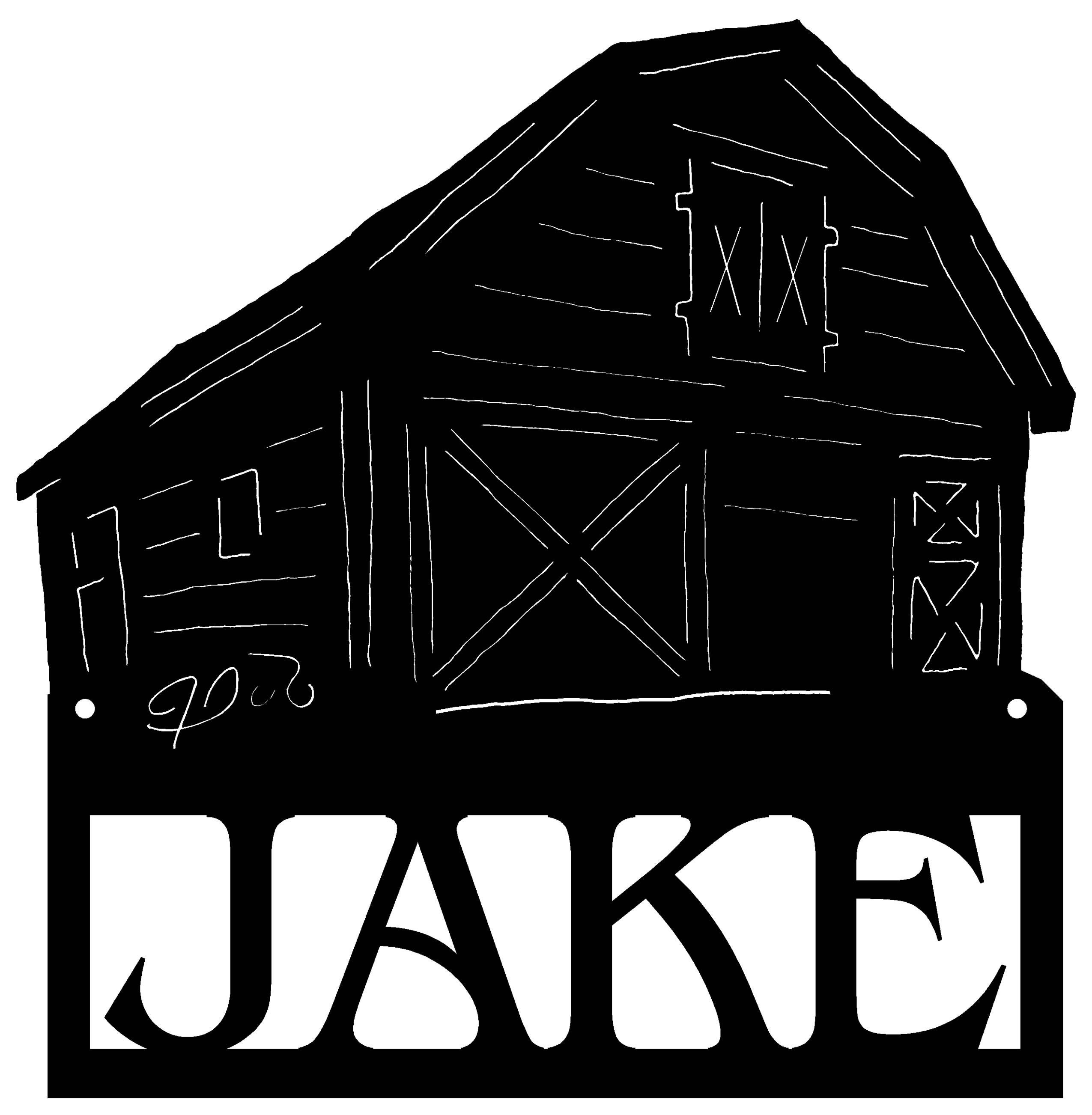 DIY - 12.75" x 13" Barn Name Sign - J. Dub's Metalworks