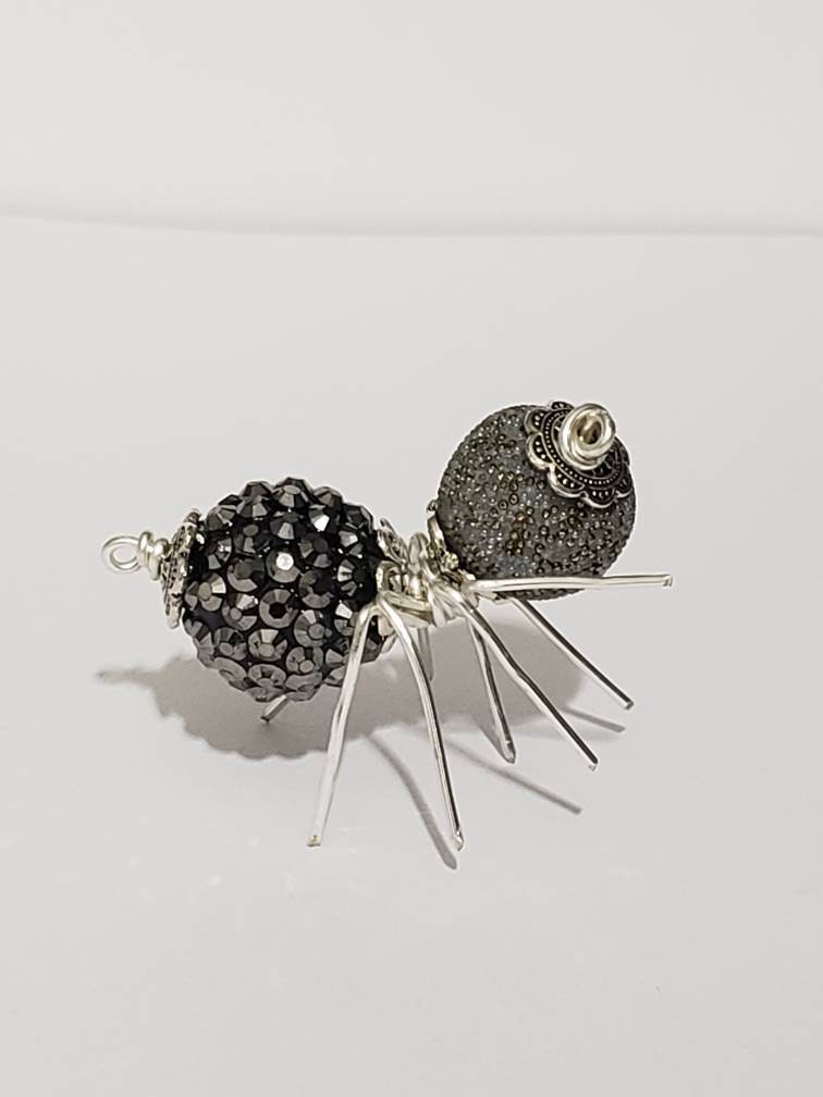 Collectible Spider Wire and Bead Spider Wire Spider - Etsy