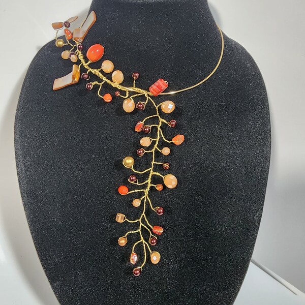 Wire Collar Necklace - Etsy