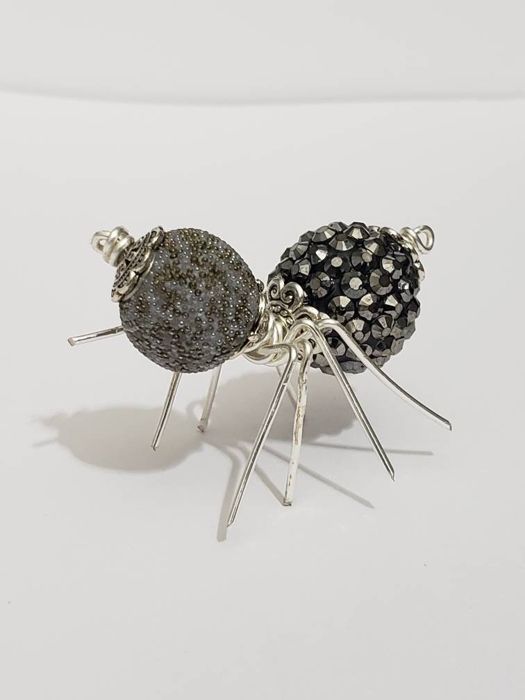 Collectible Spider Wire and Bead Spider Wire Spider - Etsy