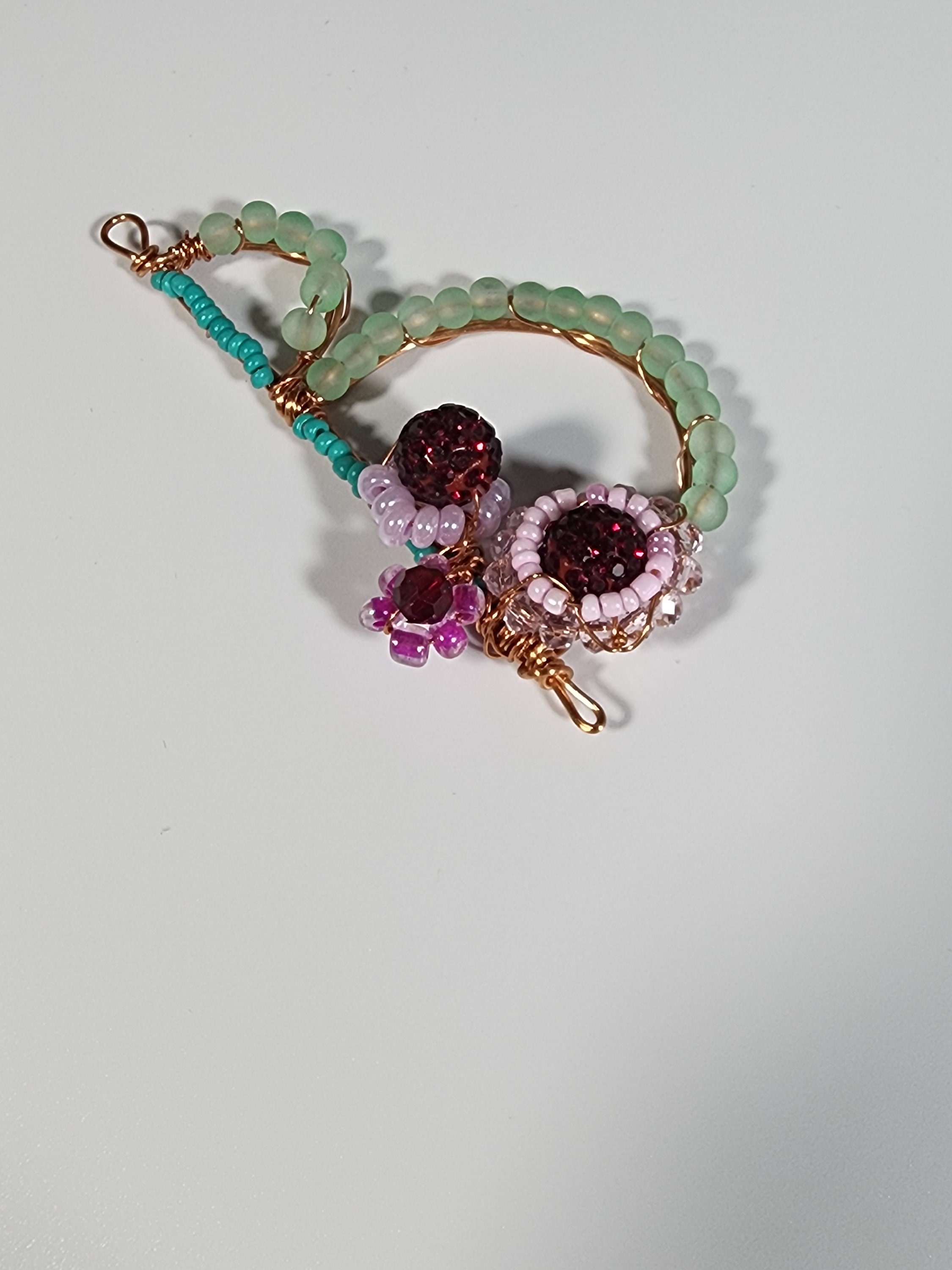 Beaded Wire Letter B Beaded Alphabet Letter Ornament Letter B - Etsy