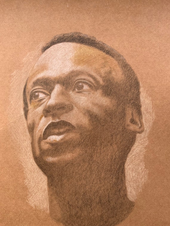 A Portrait of Miles Davis | Etsy