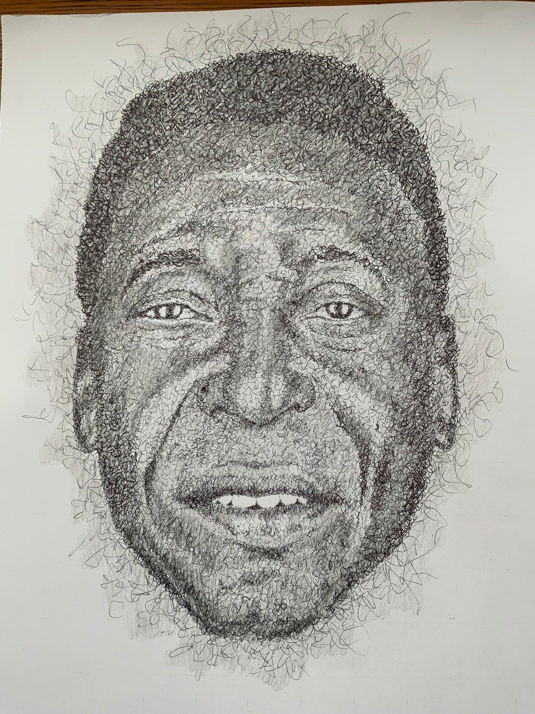 Portrait of Footballer Pele - Etsy